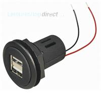 Fawo twin USB charger | 12v plugs and sockets | Leisureshopdirect