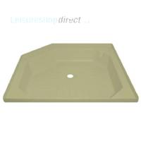 Shower tray skin - ivory | Caravan Showers + Motorhome Shower + Camper ...