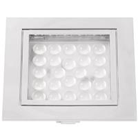 AAA LED Square Downlight Chrome Warm White (Recess Mount) | 12v ...