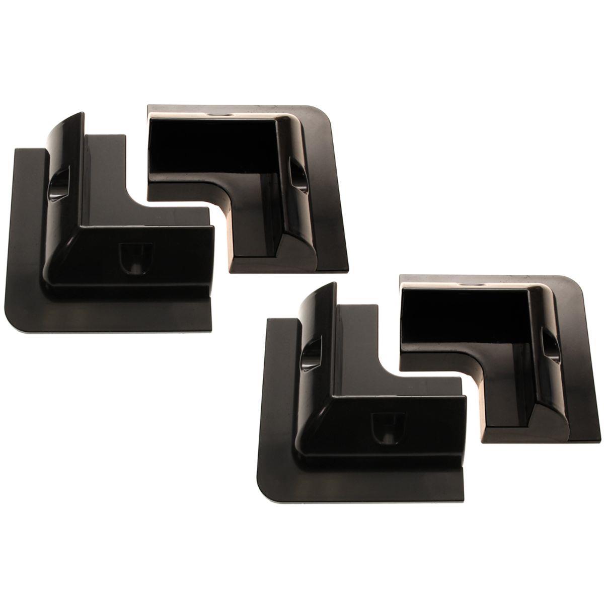 AG ABS Black Solar Panel Corner Mounts x 4 | Solar Panels ...