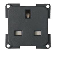 CBE 230V 3 Pin Socket - grey | CBE Electric Fittings | Leisureshopdirect