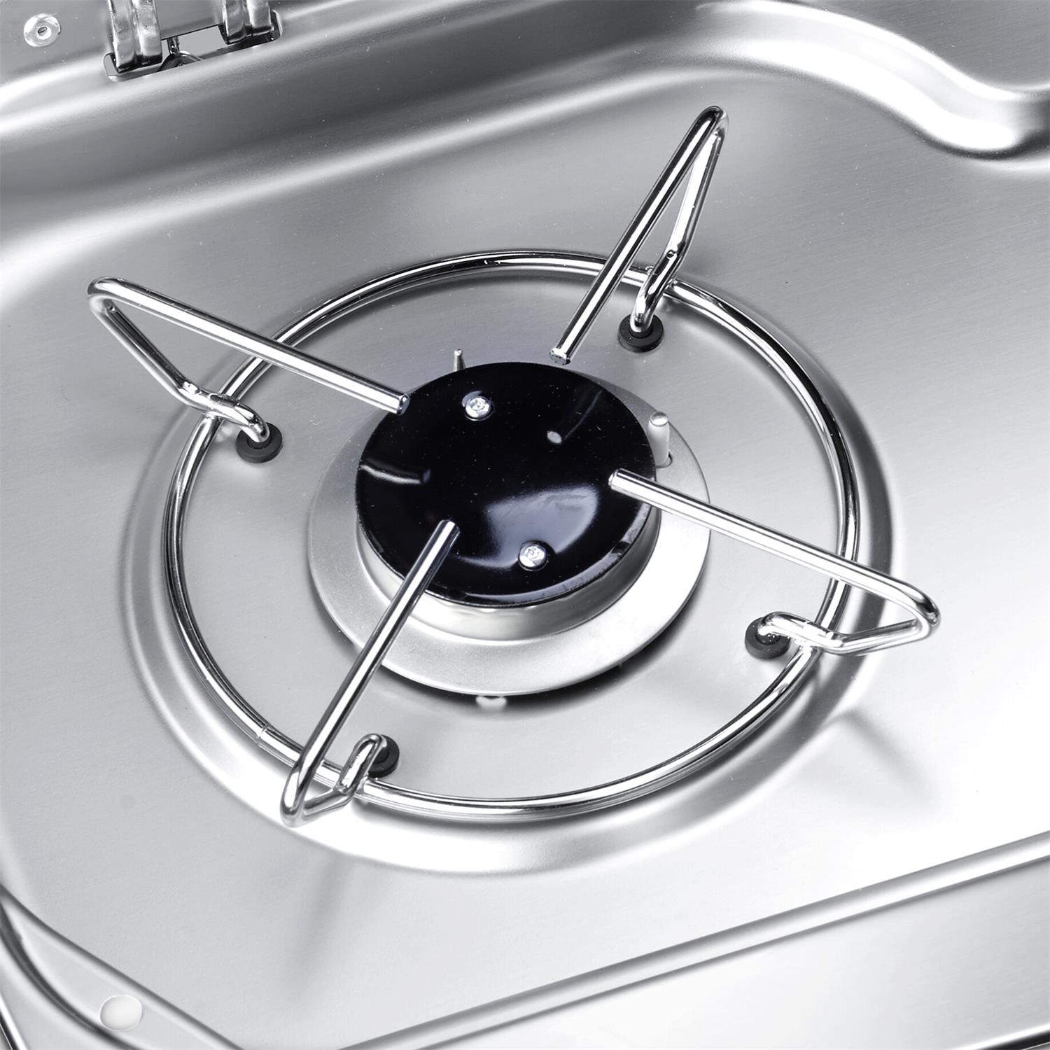 Dometic Smev MO9222L Narrow Combination 2-Burner Caravan Hob/Sink (Left ...