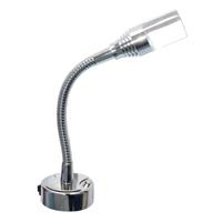 Flexible Light with USB Port 50mm Base (12V / 1W / Warm White / IP20 ...
