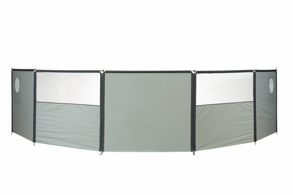 Isabella 3-sided Flex Windscreen / Windbreak Grey | Leisureshopdirect