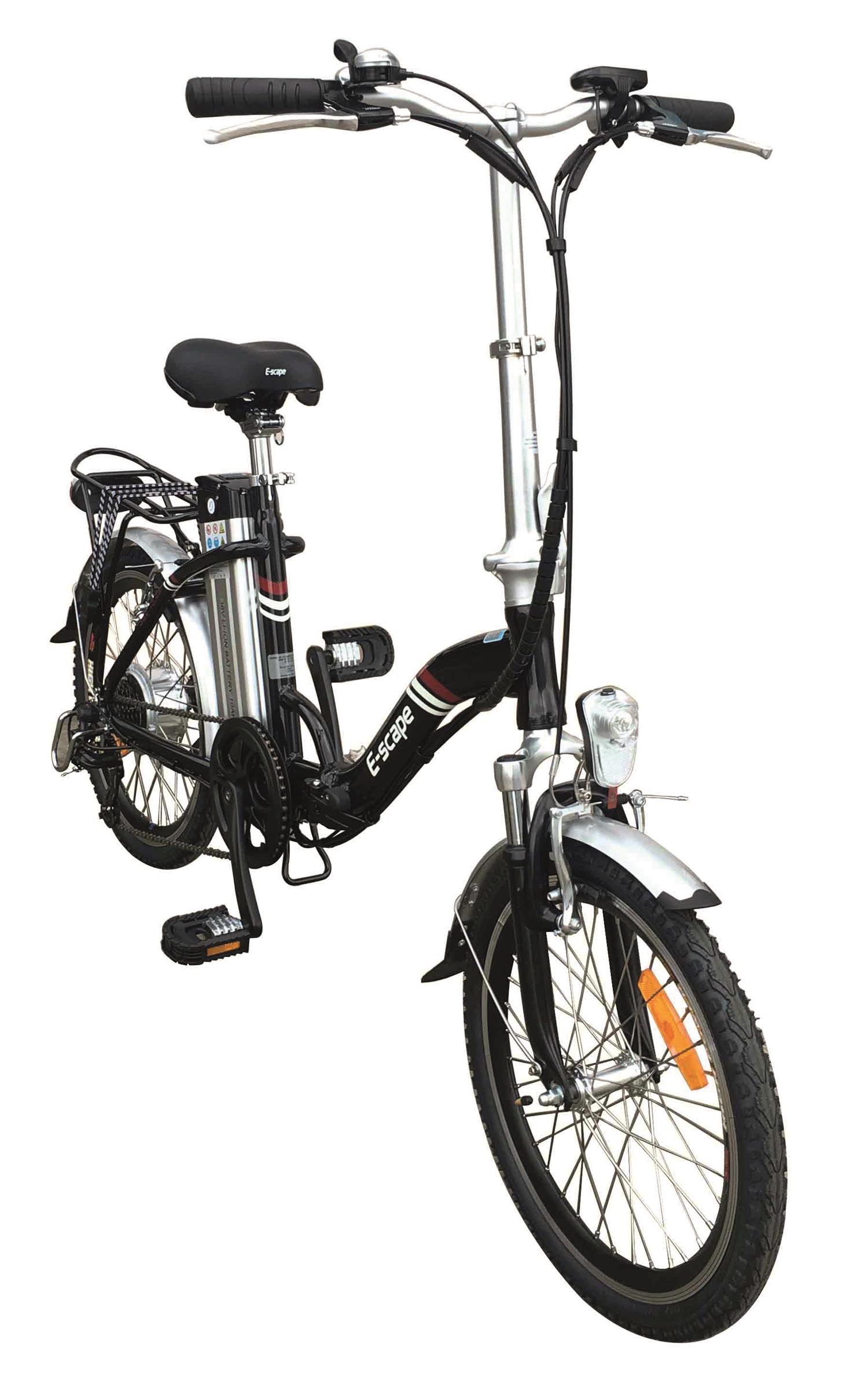 Narbonne E-Scape Classic Electric Folding Bike, Anthracite grey
