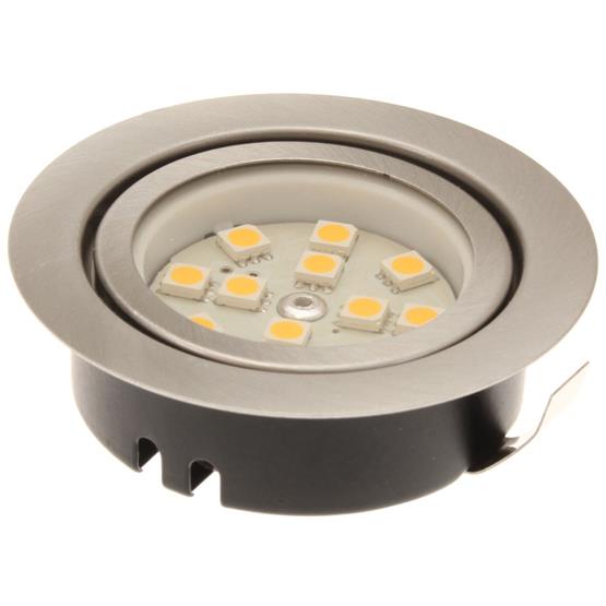 Gold (Brass) Recessed LED Downlight Unswitched (Cool White)