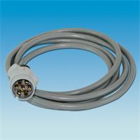 Pre-Wired Grey 'S' Plug (3000mm Cable) | Towing plugs & sockets ...