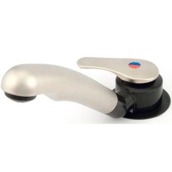 Reich Twist Mixer Tap Matt Nickel - Right Hand | Reich Keramik TWIST ...