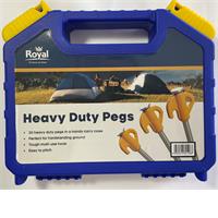 Royal Leisure Heavy Duty Peg Case 7mm x 200mm (Box of 20) | Tent pegs ...