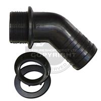 40mm Hose 45 Degree Nut In Tank Fitting | RV tanks | Leisureshopdirect