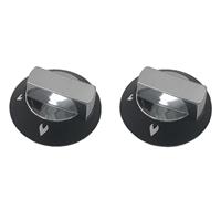 Thetford/Spinflo set of 2 knobs- chrome | Thetford Code: SSPA0902.CR ...