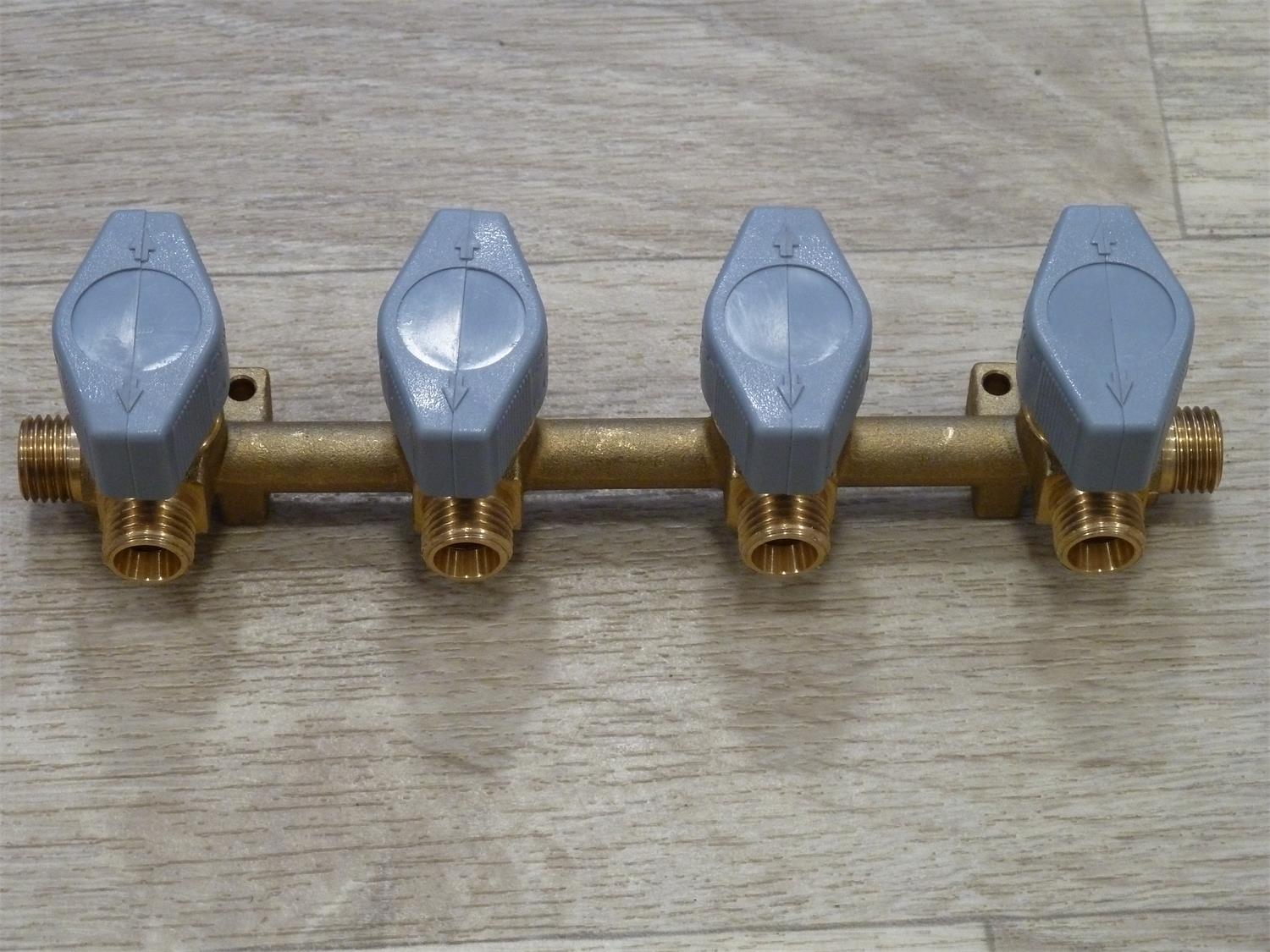 Truma 4 Tap Gas Manifold 8mm | Truma Tap Manifold | Leisureshopdirect