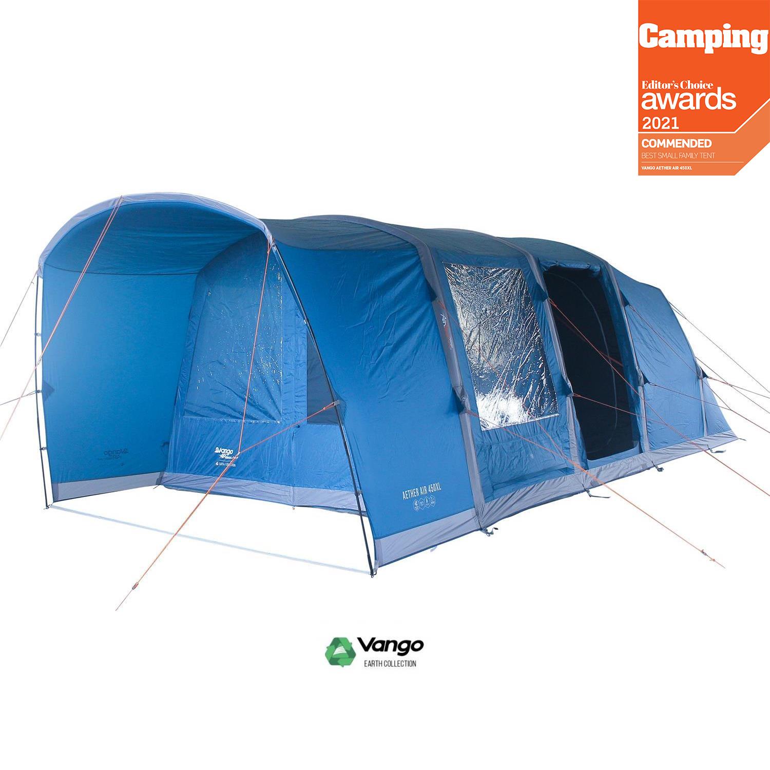 Vango Aether Air 450XL Earth Tent (2021) | Vango Tents | Leisureshopdirect