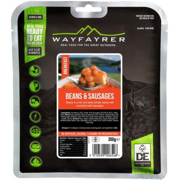 Wayfayrer Beans & Sausage - Pack of 6 | Wayfayrer Camping Food ...