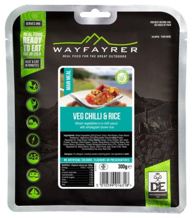 Wayfayrer Vegetable Chilli - Pack of 6 | Wayfayrer Camping Food ...