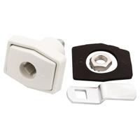 Zadi Rectangular Push Lock Off White | Caravan, Campervan and Motorhome ...
