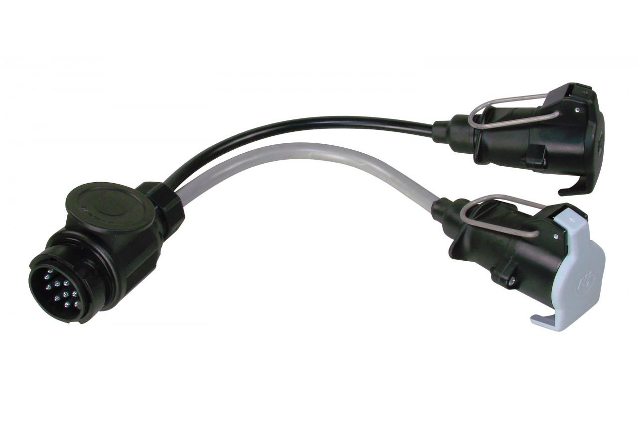 Maypole 13 pin plug to 7 pin Towing Socket Conversion Lead | Towing ...