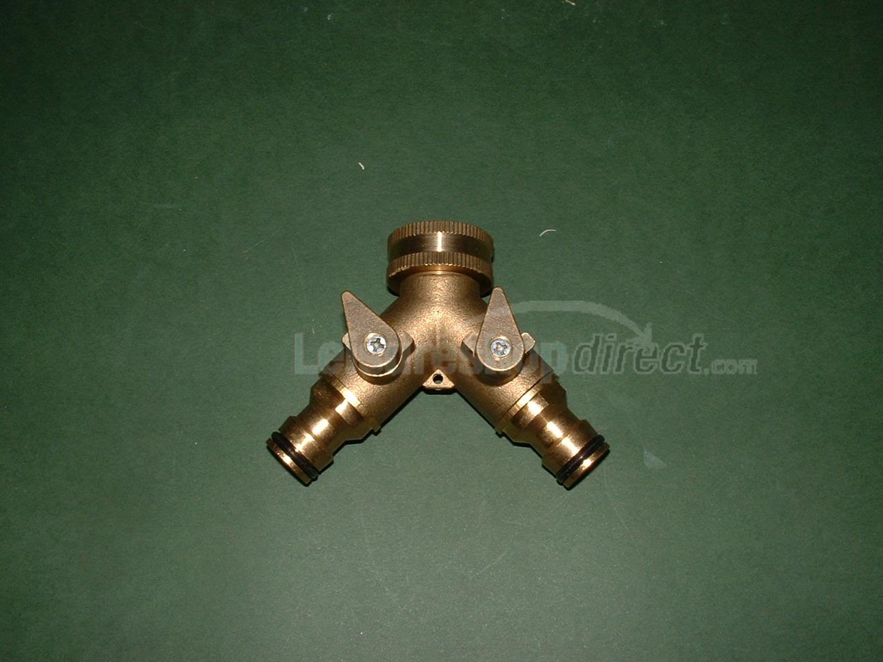 Dual tap connector | Water supply fittings | Leisureshopdirect