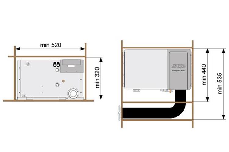 Alde 3030 Compact HE Combi Boiler | Alde Code: 3030-905 | Alde 3030 Compact HE Combi Boiler and ...