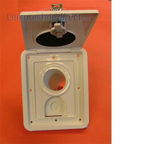 Water Inlet with Locking Lid | Water supply fittings | Leisureshopdirect