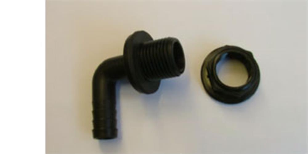 CAK Tank fitting elbow for 1/2" hose | RV tanks | Leisureshopdirect