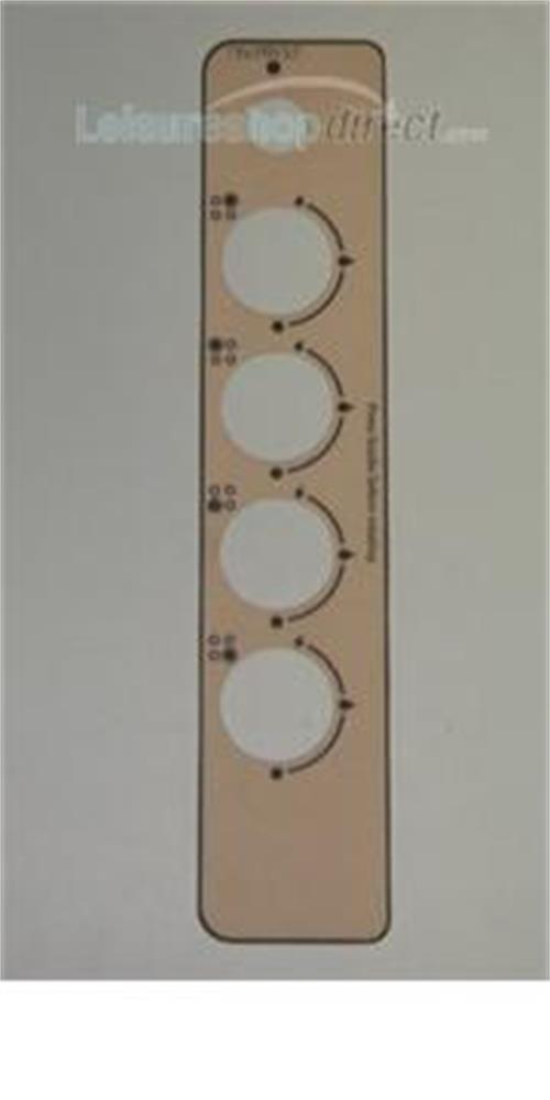 Spinflo Hob Fascia Sticker - D | Thetford Code: LH4BPIC | Spinflo Hob ...