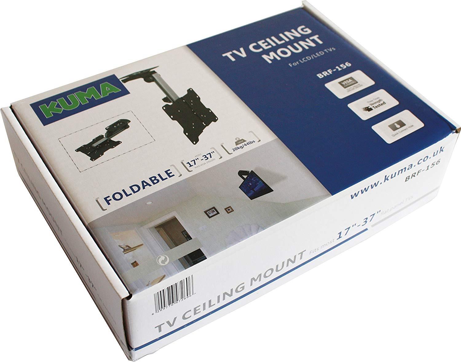 Kuma Locking Fully Rotating Flip-Down TV Bracket | 12V TV Brackets and ...