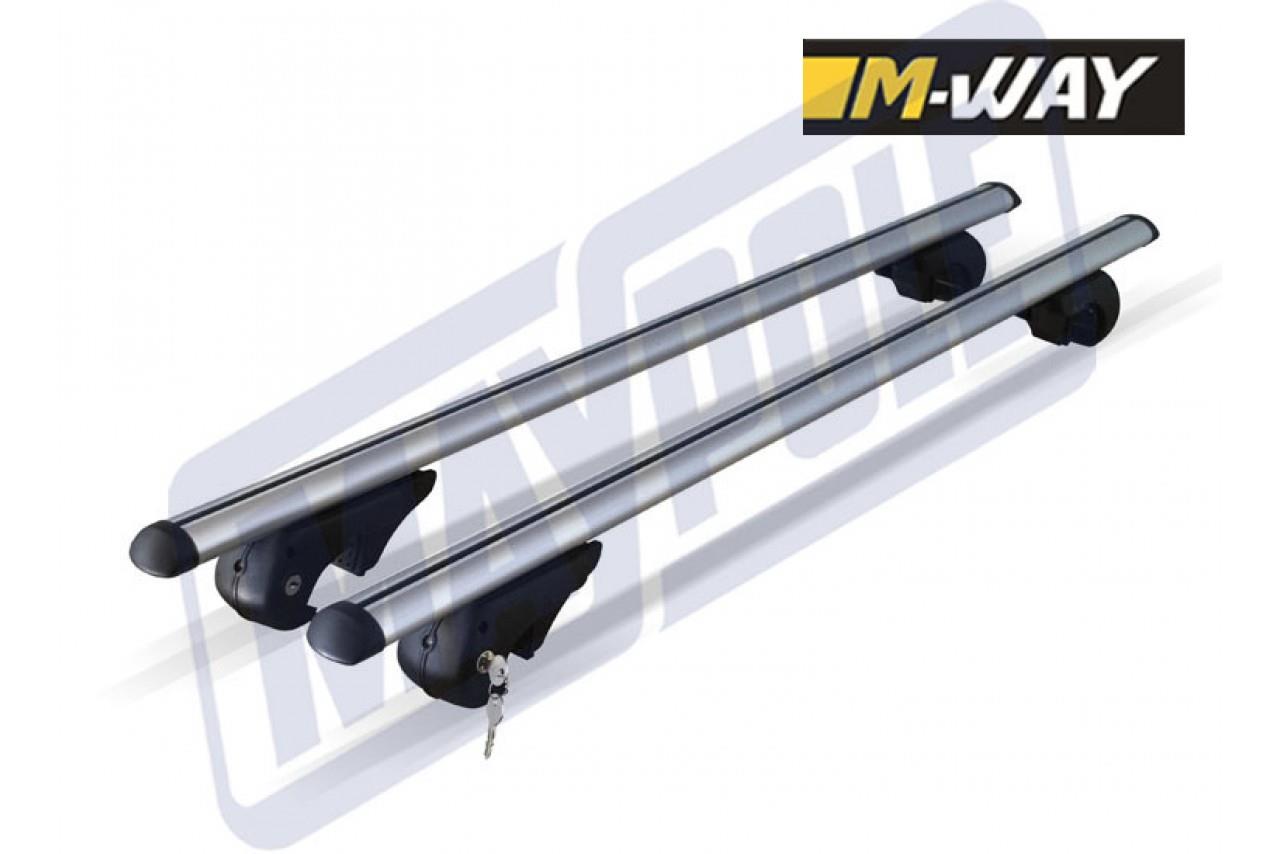 Mway eagle universal aluminium roof bars 1.2m for raised roof rails | M ...