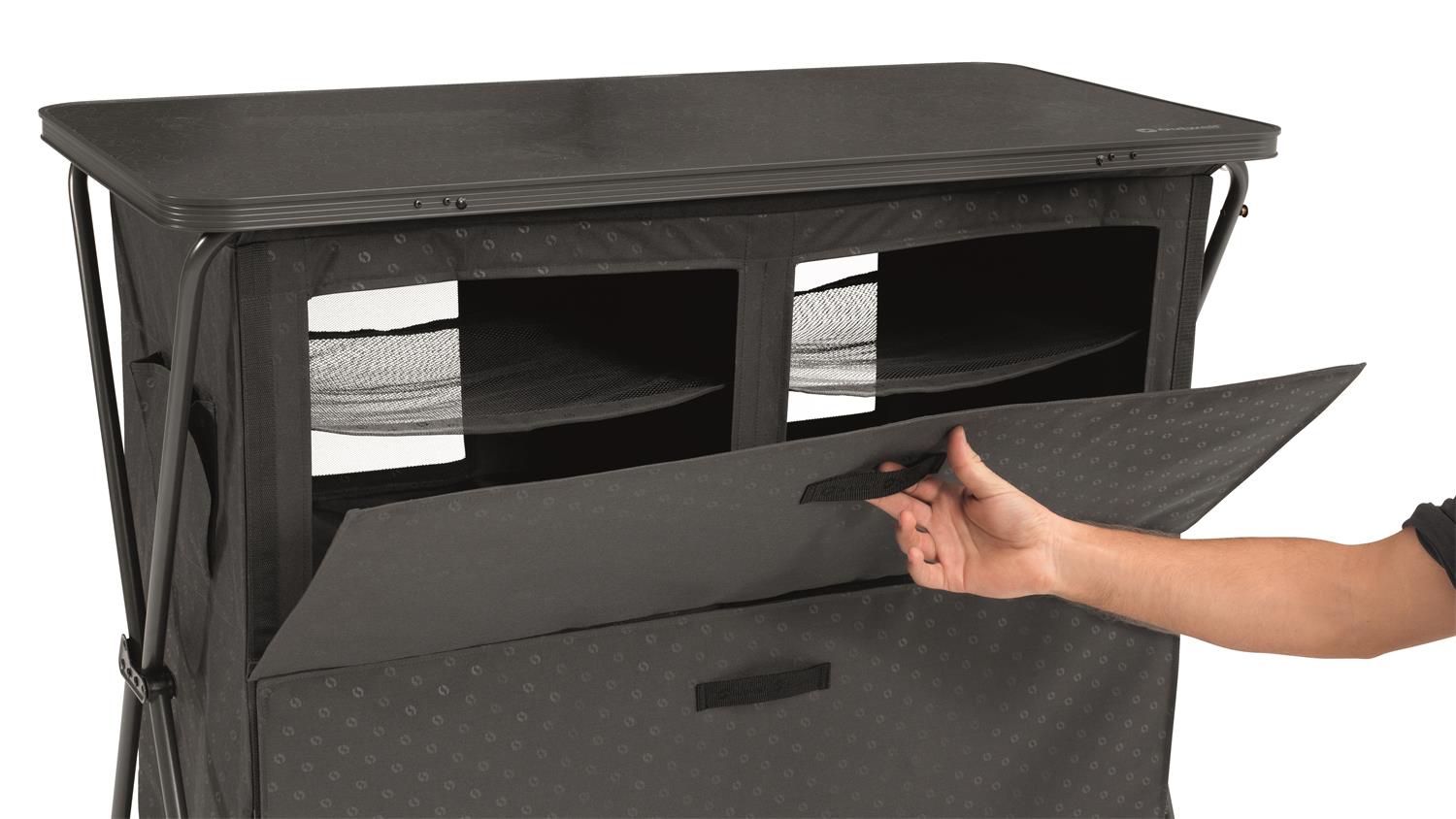 Outwell Aruba Camping Cabinet | Camping Wardrobe | Leisureshopdirect