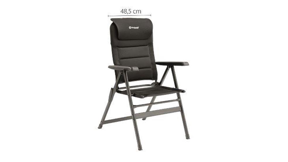 Outwell Kenai Adjustable Folding Camping Chair (Black) | Chairs ...