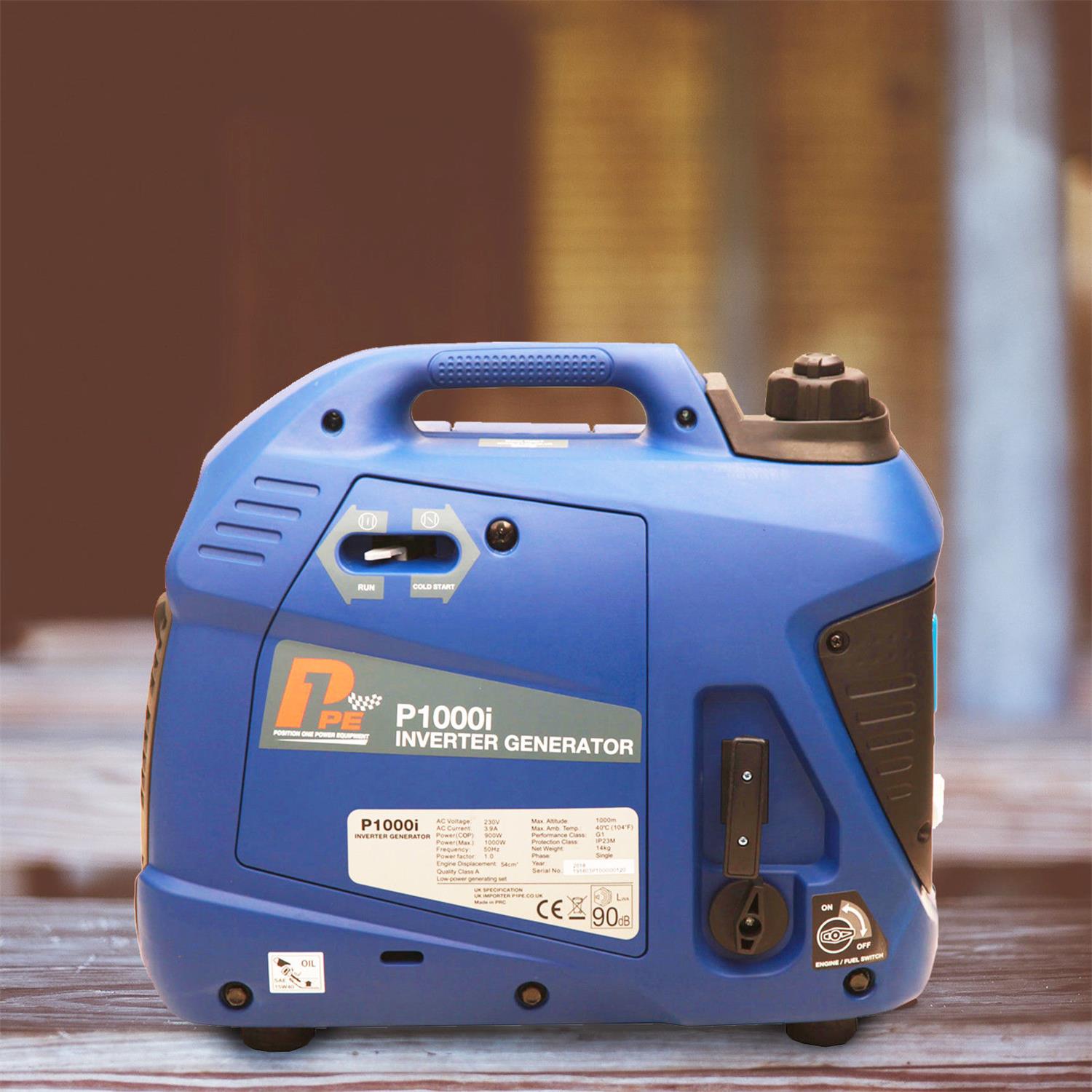 P1PE P1000i 1000W Portable Petrol Inverter Suitcase Generator | 12v ...