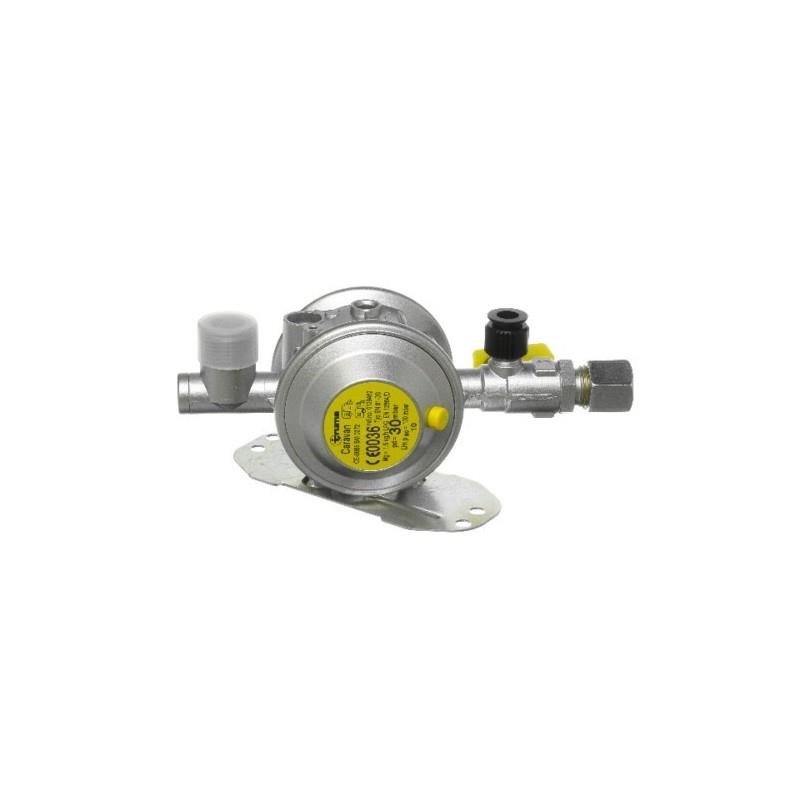Truma gas regulator 30 mbar, 8mm outlet bulkhead mounted. | Truma Code ...