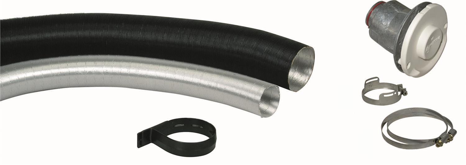 Truma Cowl complete flue kit - white to Fit Trumatic Boilers | Truma ...