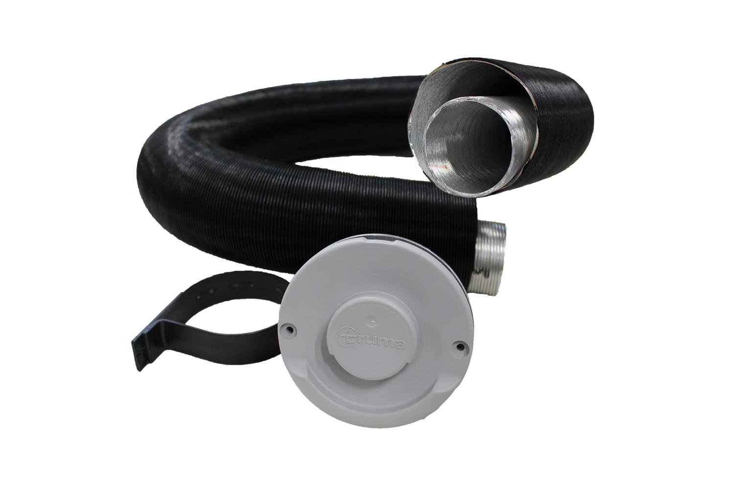 Truma Combi 2E/4E/6E Through Wall Flue Kit (Black) | Truma Combi ...