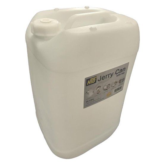 HTD Jerry Can 25L With Tap | Rectangular jerrycan | Leisureshopdirect
