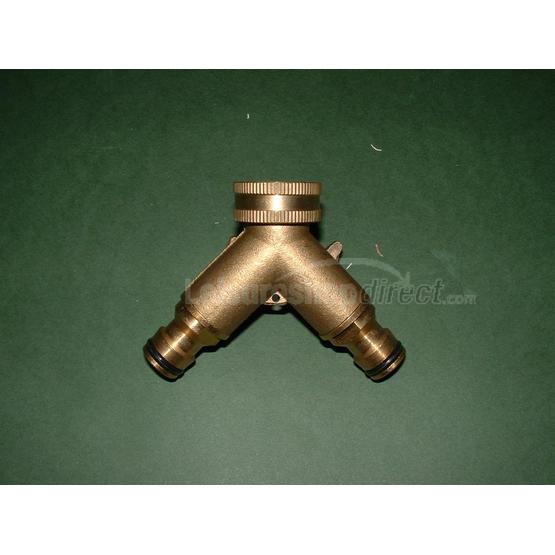 Dual tap connector | Water supply fittings | Leisureshopdirect
