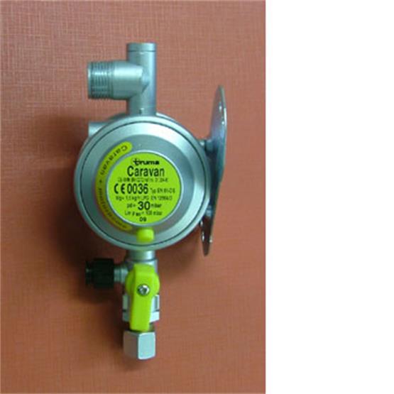 Truma gas regulator 30 mbar, 8mm outlet bulkhead mounted. | Truma Code ...