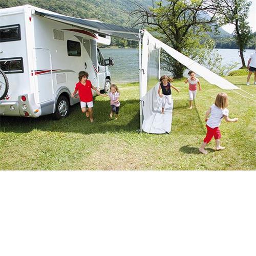 Fiamma F45S Awning, Polar White Casing | Royal Grey Canopy, 300
