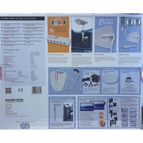 Status 570 Directional Digital TV & FM DAB Radio Antenna System ...