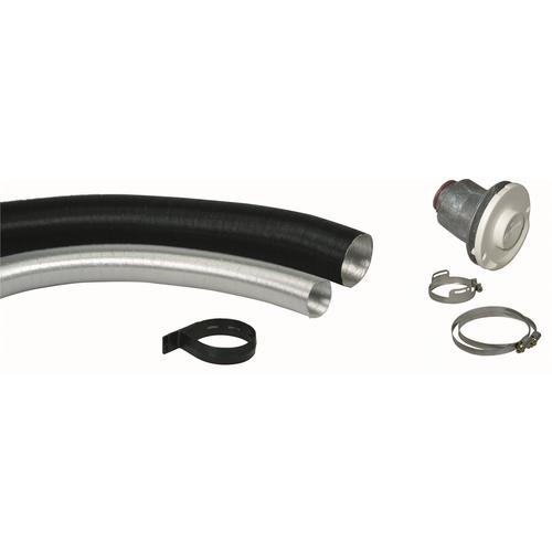 Truma Combi 2E/4E/6E Through Wall Flue Kit (Black) | Truma Combi ...