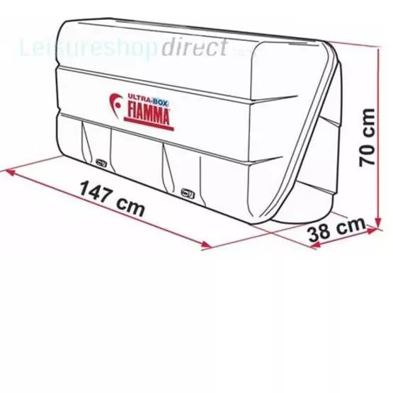Fiamma Ultra-Box Rear 360 | Fiamma Code: 02801-01- | Fiamma storage ...