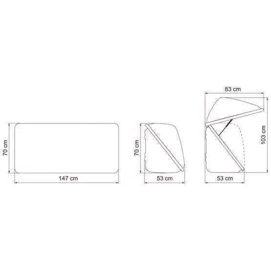 Fiamma Ultra-Box 500 (Rear) | Fiamma Code: 04148-01- | Fiamma storage ...