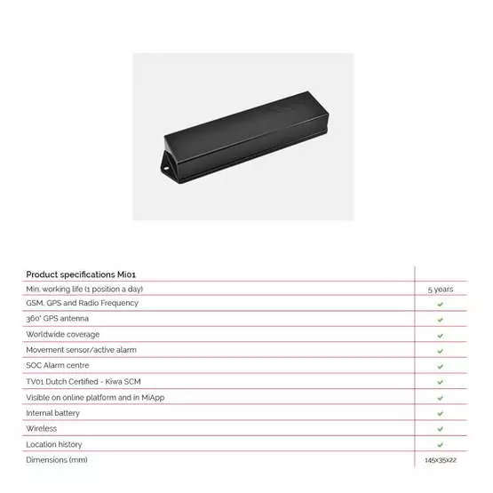 Moving Intelligence Mi01 Sentry Caravan / Motorhome Tracker (Thatcham ...