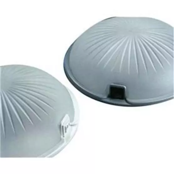 Round LED 12v Light 225(w) Grey | Internal lighting 12v | Leisureshopdirect