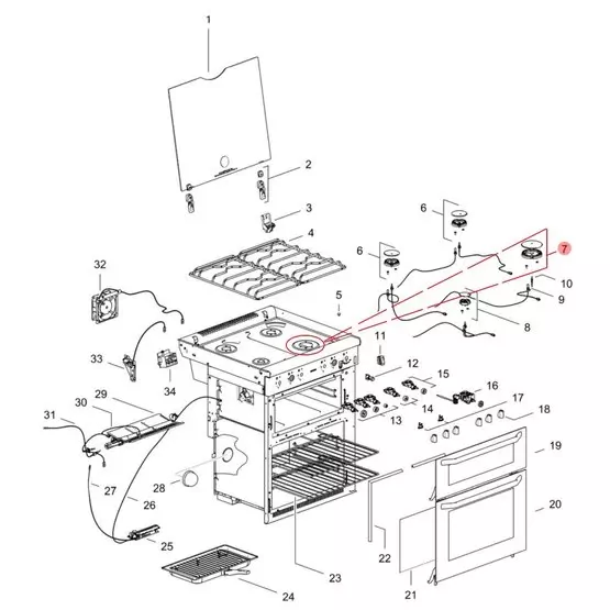 Thetford/Spinflo Cocina Hob Burner Kit - Large | Thetford Code ...