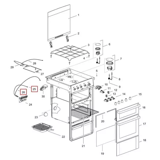 Thetford Spinflo Caprice MK3 Oven Thermocouple and Electrode | Thetford ...