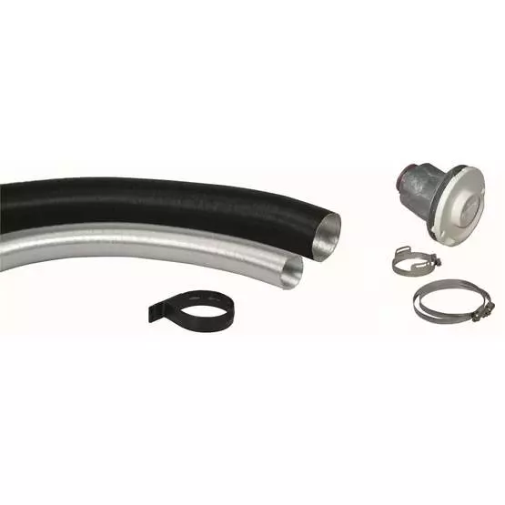 Truma Combi 2E/4E/6E Through Wall Flue Kit (Black) | Truma Combi ...