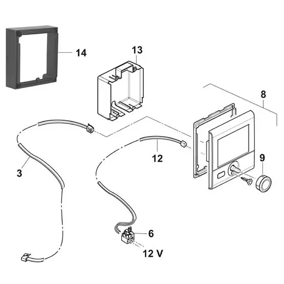 Truma CP Plus & iNet Ready surface-mounted frame - black | Truma Combi ...