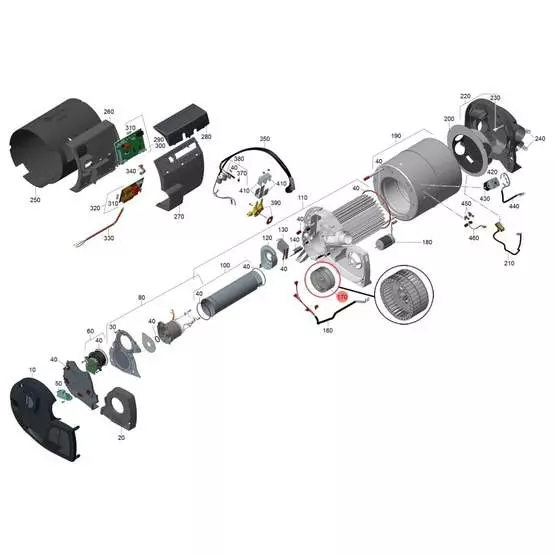Truma Fan Wheel Air | Truma Code: 34000-04700 | Truma Combi heaters ...
