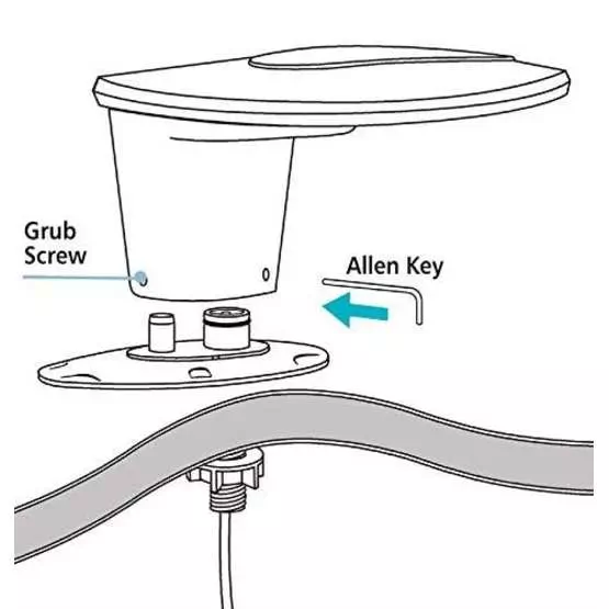 Vision Plus Status 270 Omni-Directional Antenna with VP2 Amplifier for ...